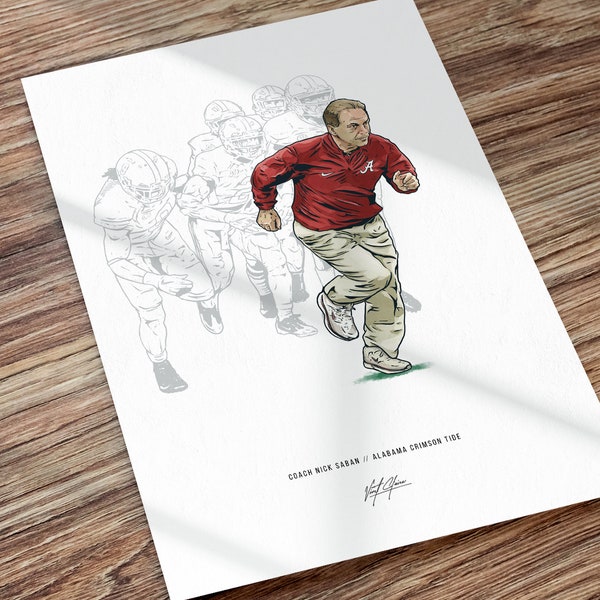 Nick Saban - Etsy