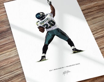 Brian Dawkins Art - Etsy
