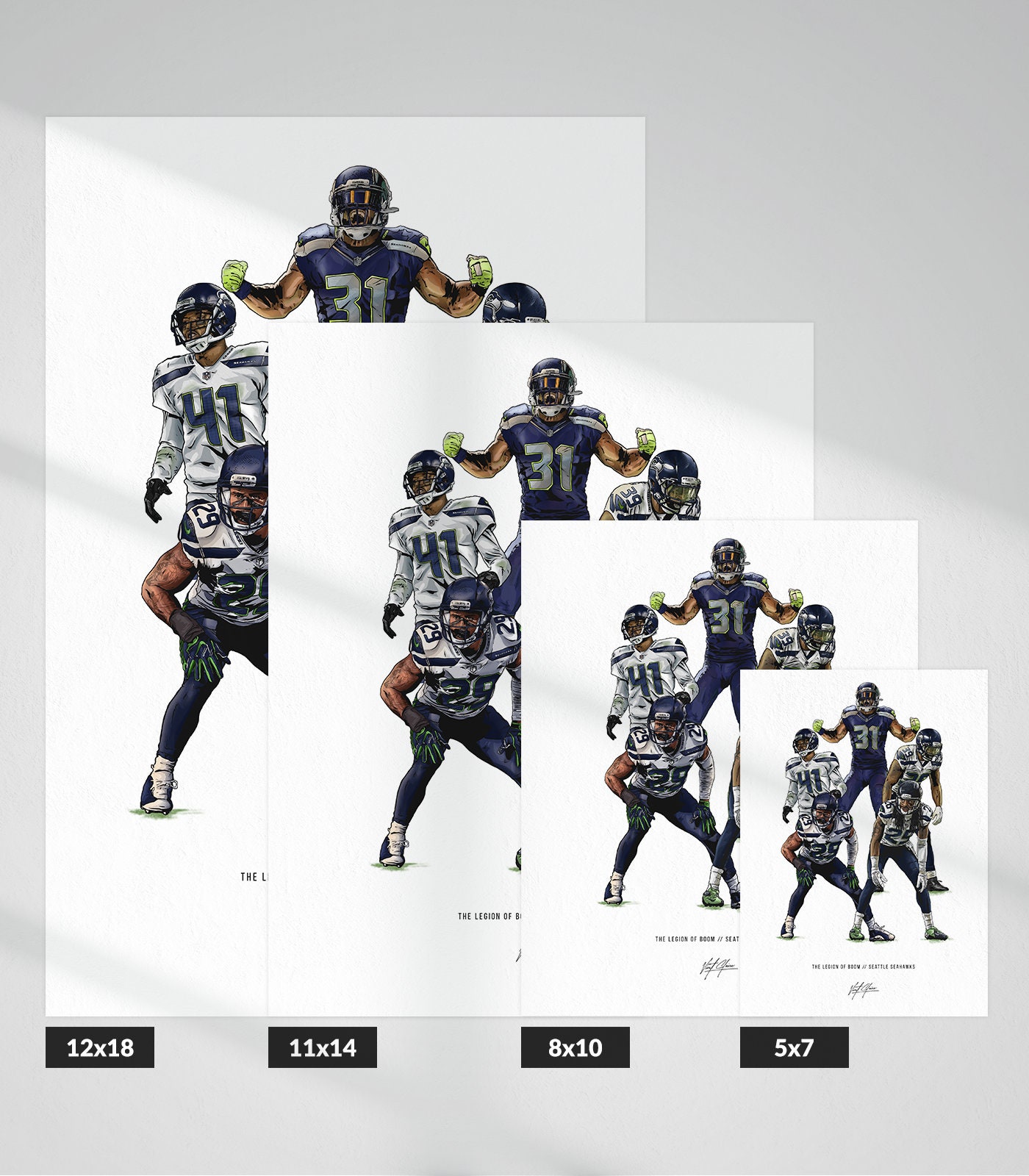 Legion Of Boom Seahawks Poster