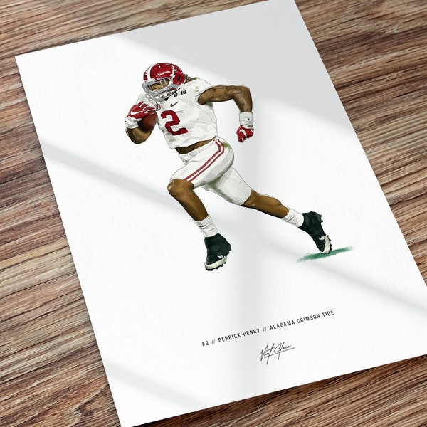 Derrick Henry Art - Etsy
