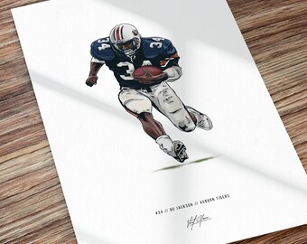 Bo Jackson Print - Etsy