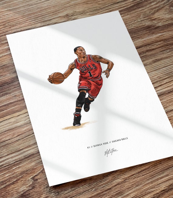 Derrick Rose Painting