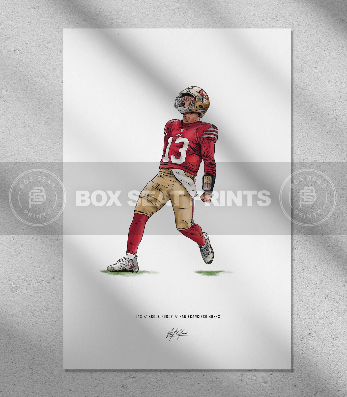 Brock Purdy San Francisco 49ers Football Poster sold by Giovanna ...