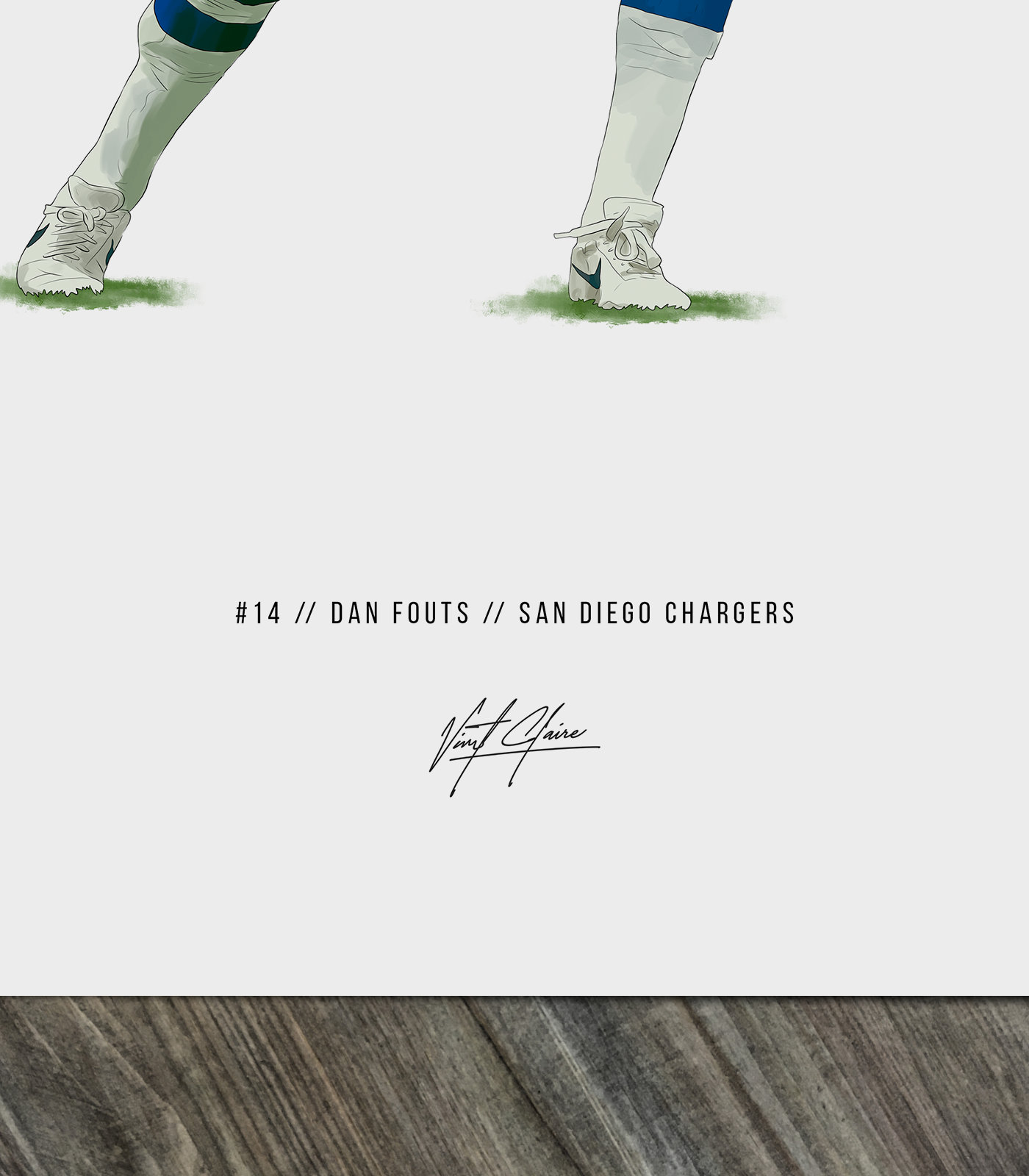Dan Fouts Poster San Diego Chargers Poster sold by BraSchmidt cpa ...