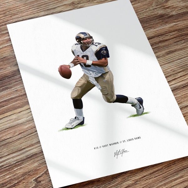 Kurt Warner Rams Poster - Etsy