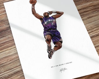 Karl Malone Poster - Etsy