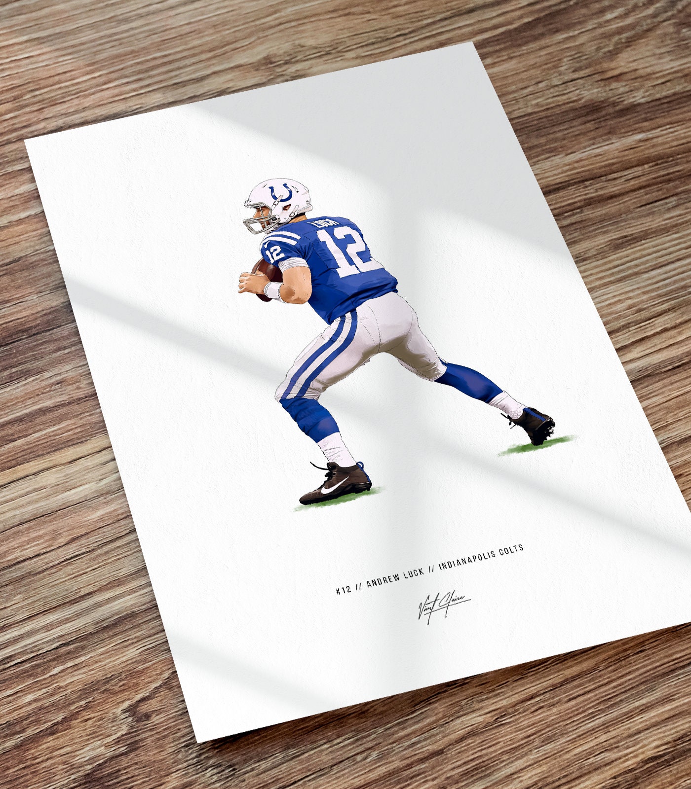 Andrew Luck Colts Poster