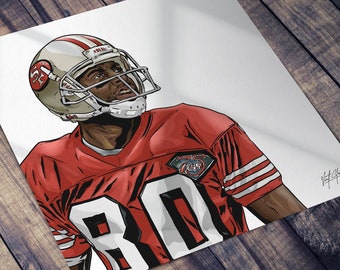 Jerry Rice Poster | Etsy