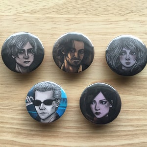 Resident Evil 4 Remake Inspired Badges (32mm) - Etsy