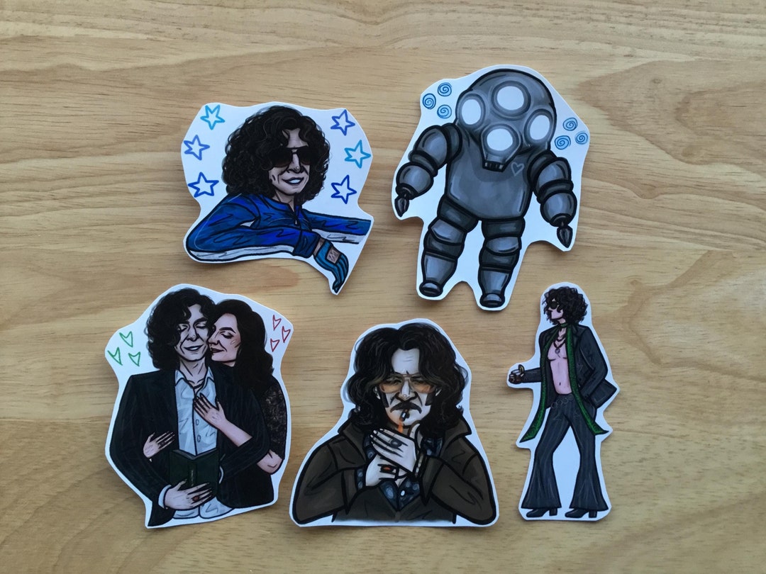 Set of Thomas Zane Alan Wake 2 Inspired Stickers - Etsy