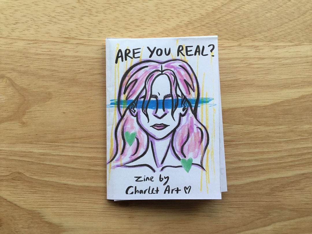 Are You Real? Poem Zine - Etsy