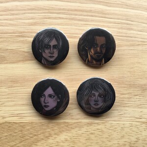 Resident Evil 4 Remake Inspired Badges 32mm - Etsy