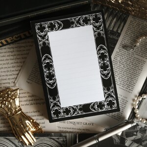 Basilica Notepad - BLACK | Gothic Stationery | Gothic Architecture ...