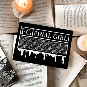 Final Girl Rating Print | Horror Movies | Gothic Art | Wall Art ...