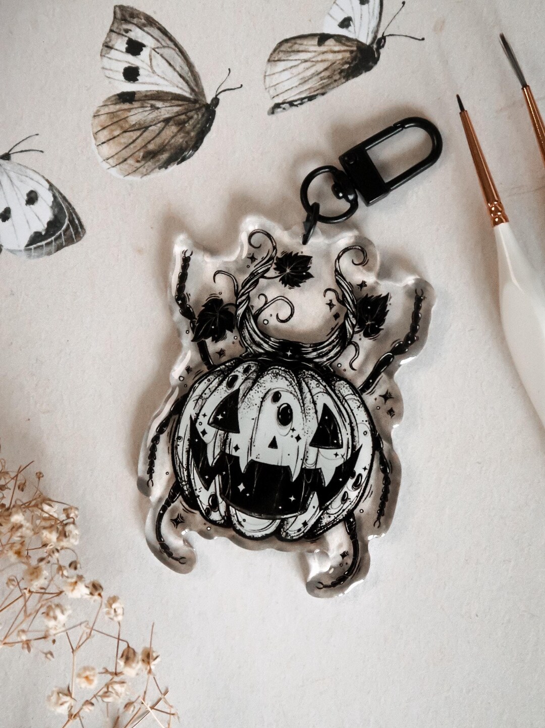 Jack-o-beetle Keychain Bag Charm - Beetle Keychain | Insects ...