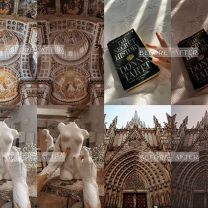Bookstagram Cozy Academia Lightroom Presets | Dark Academia | Light ...