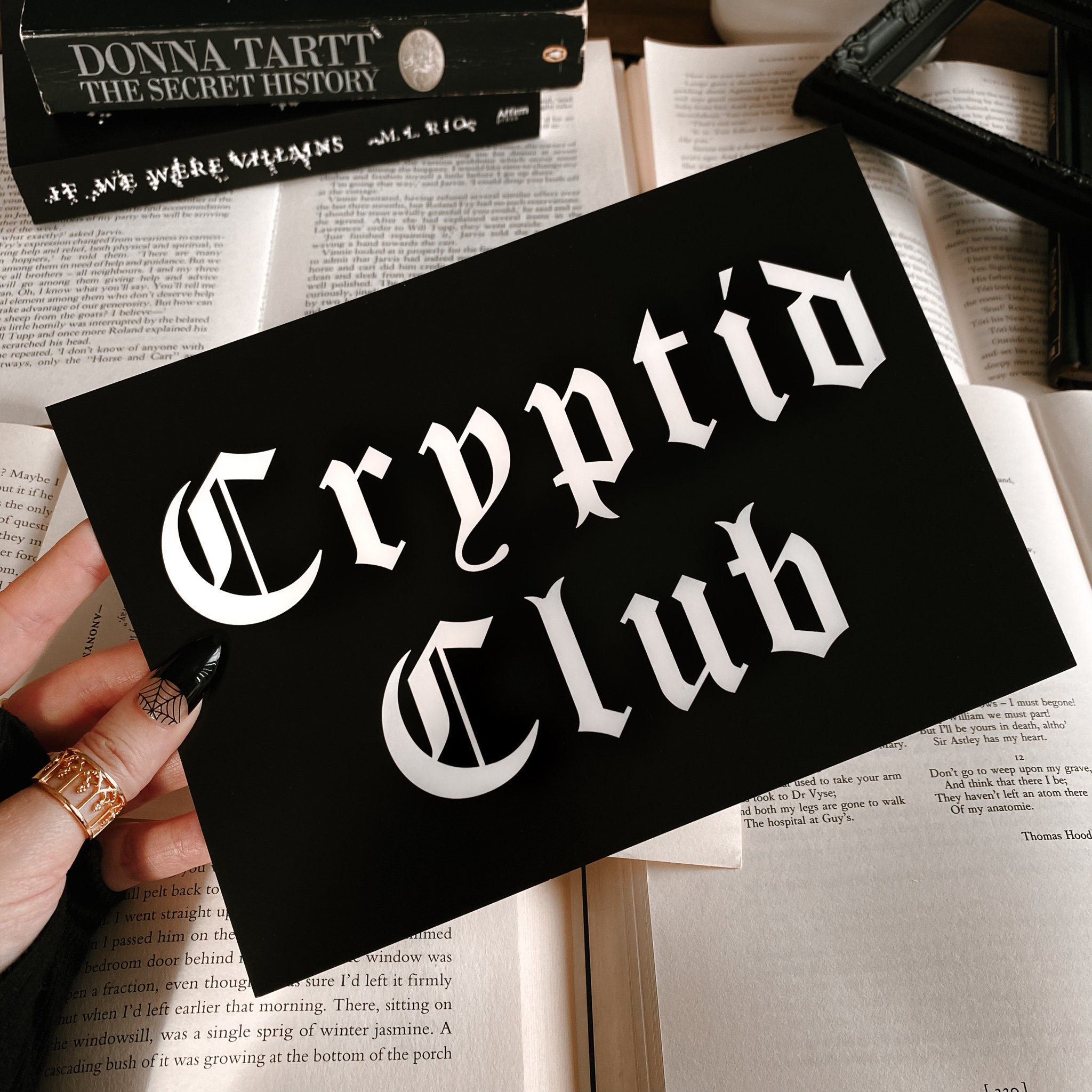 Cryptid Club Gothic Print Gothic Art Gallery Wall Art - Etsy Australia