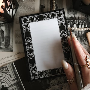 Basilica Notepad BLACK Gothic Stationery Gothic Architecture Goth ...