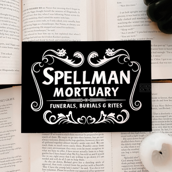 Mortuary Sign - Etsy