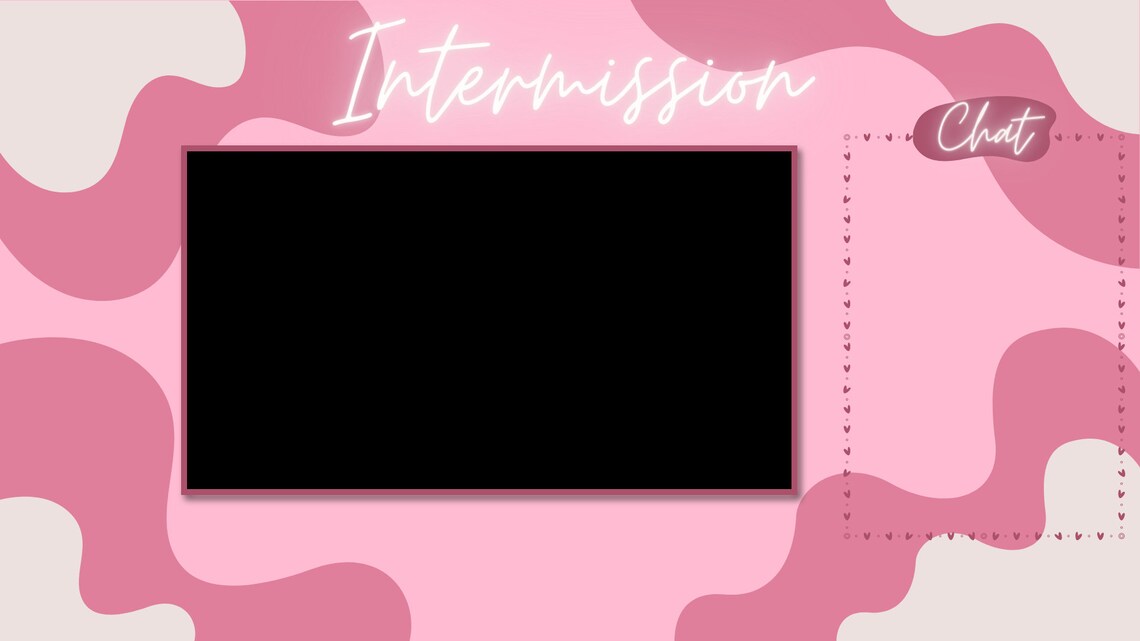 Pink Stream Bundle Twitch Starter Overlays Slightly - Etsy