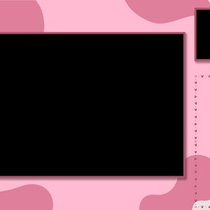 Pink Stream Bundle Twitch Starter Overlays Slightly - Etsy