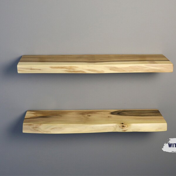 Live Edge Shelf - Etsy