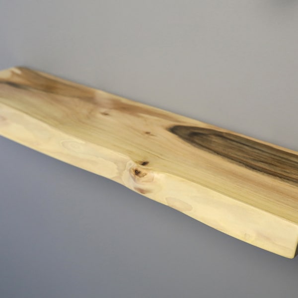 Live Edge Floating Shelf - Etsy