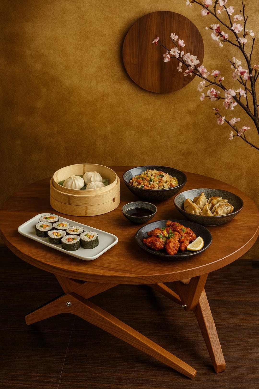 Transformer Table Round - Adjust Height Dining Room Table, Lift Top ...