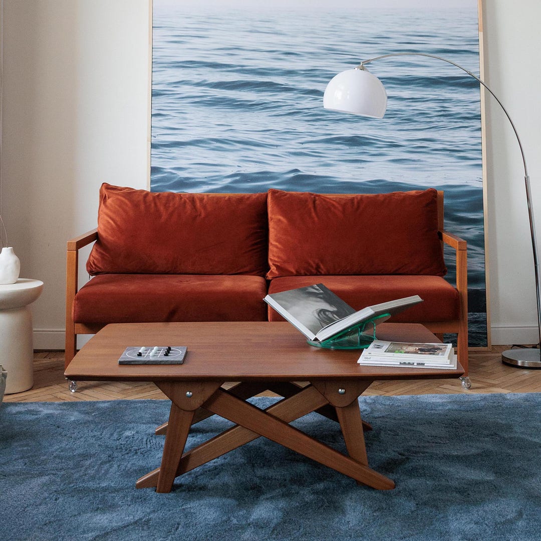 Convertible Dining Table - Transforming Coffee Table, Rounded Edges ...