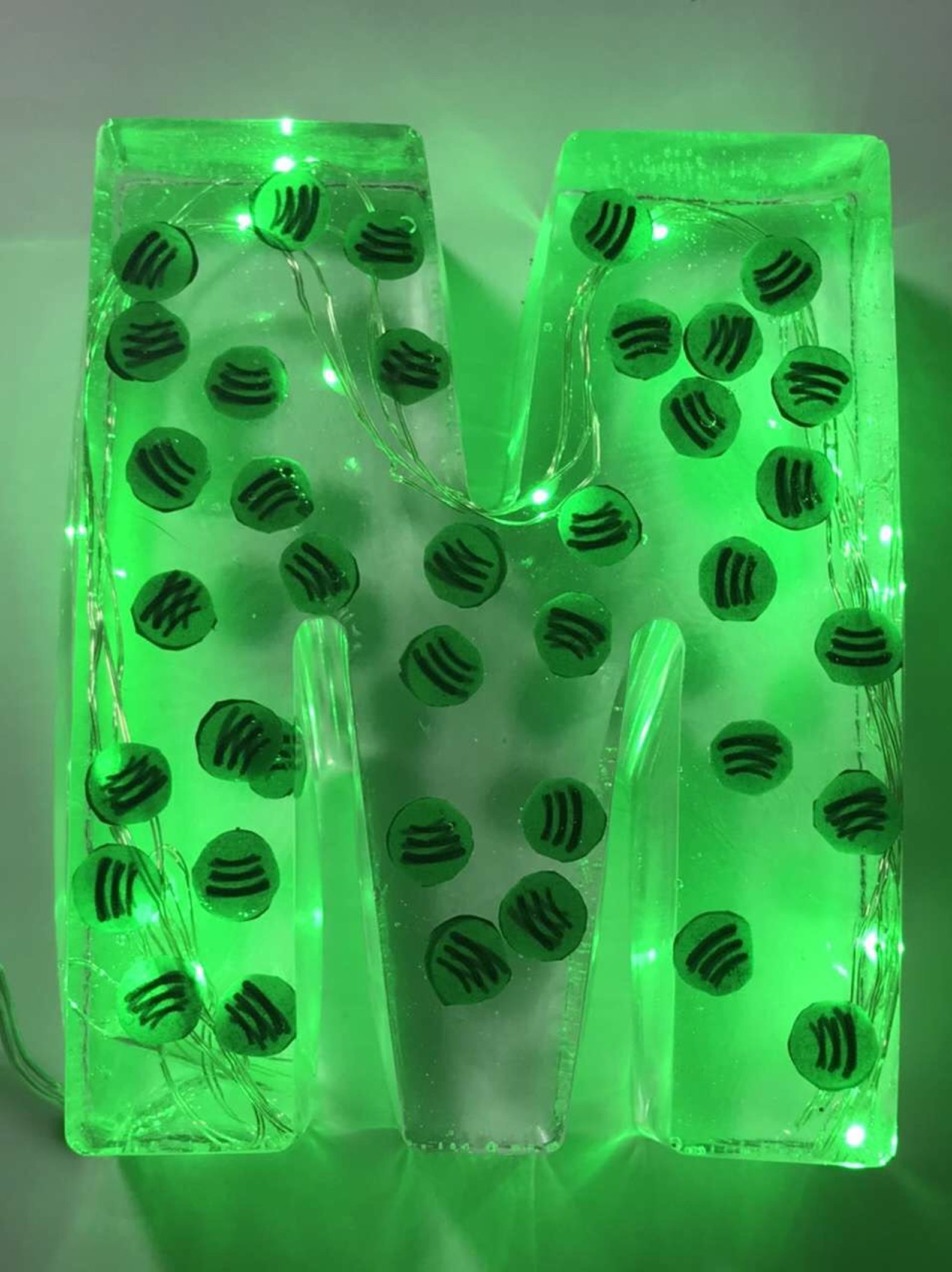 Light up Initial Blocks - Etsy