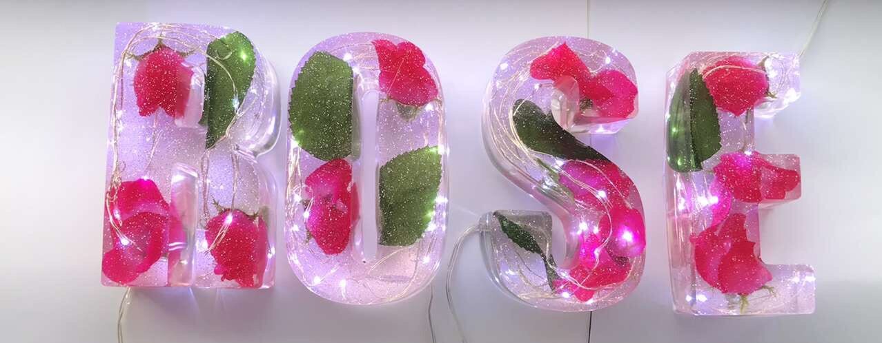 Light up Initial Blocks - Etsy