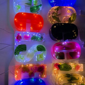 Light up Initial Blocks - Etsy