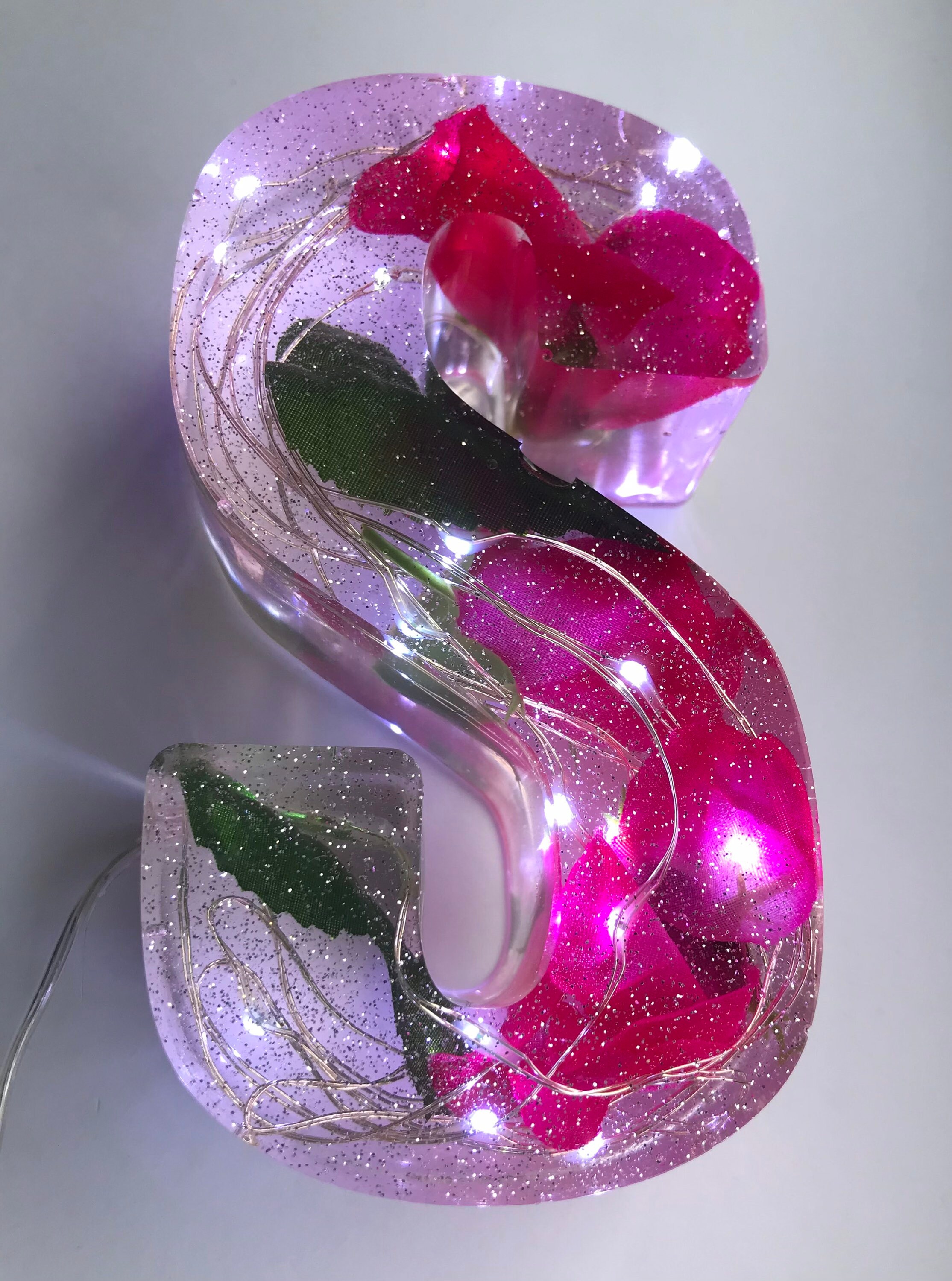 Light up Initial Blocks - Etsy