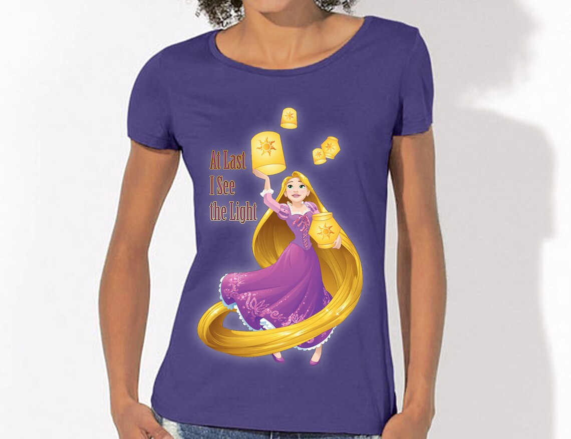 Rapunzel Shirt Girls Disney Princess Shirts for Women Disney - Etsy