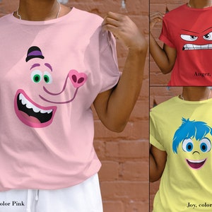 Inside Out Shirts, Inside Out Characters Costume, Inside Out Group ...