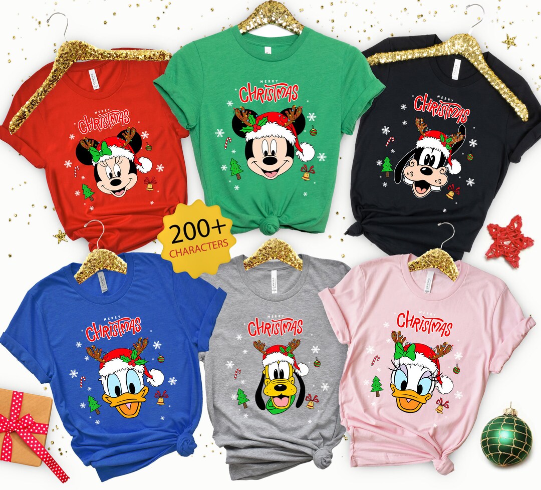 Mickey Mouse Christmas Shirt, Disney Christmas Shirts for Family ...