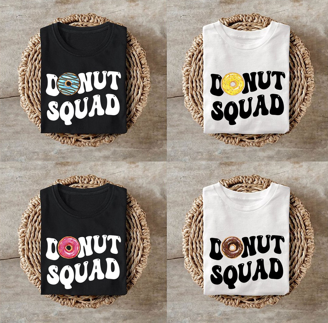Custom Donut Squad Shirt, Donut Birthday Shirt, Donut Lover Tee ...