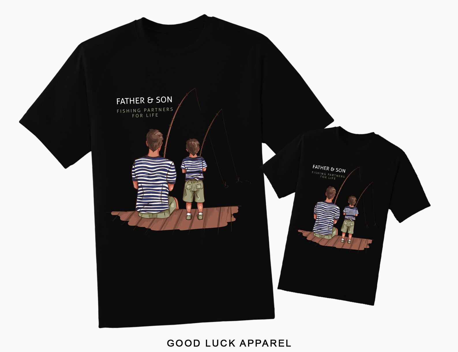 Father Son fishing shirts Dad Son matching shirts Father Son | Etsy