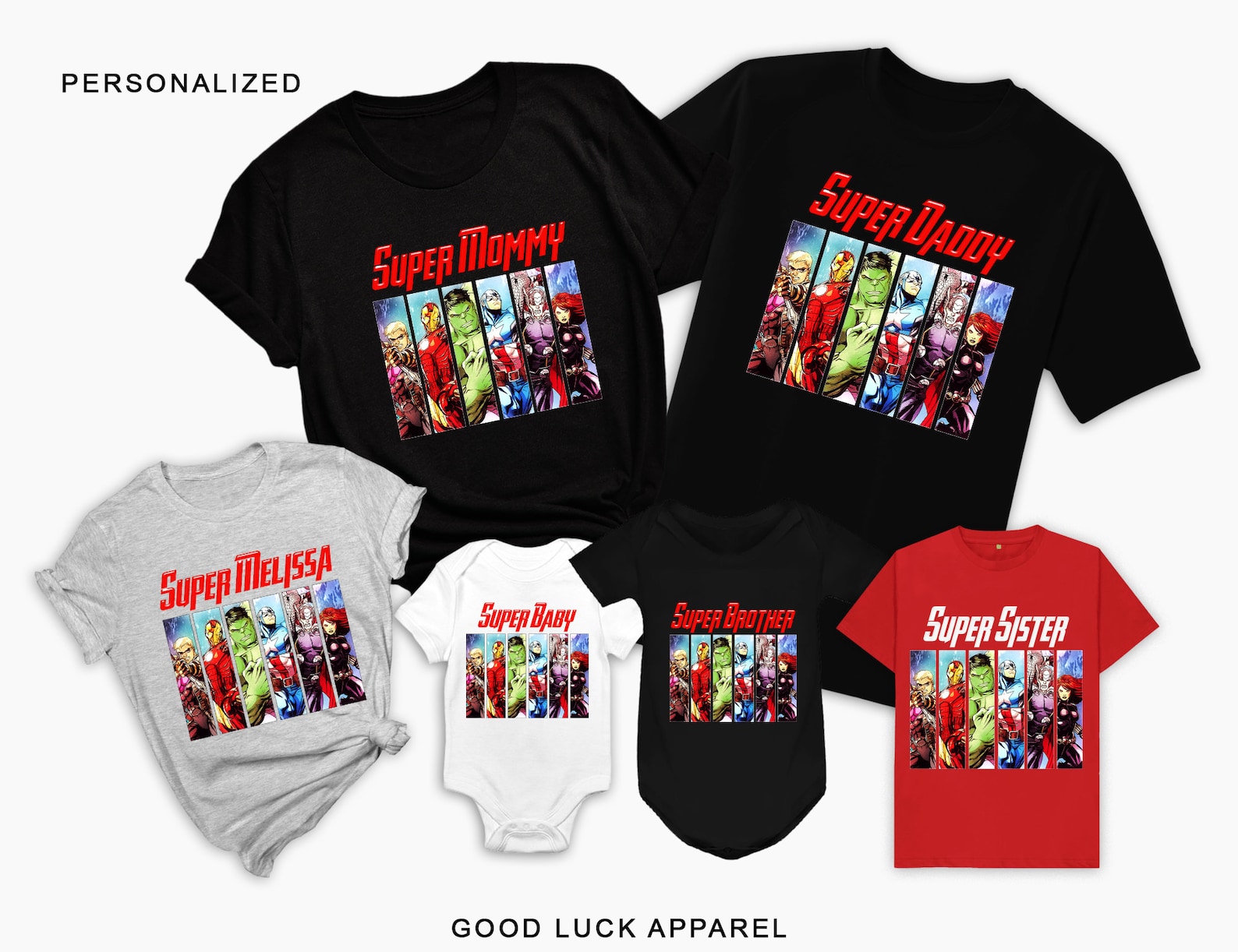 Avengers Superhero Shirt, Avengers T Shirt, Marvel Superhero T-shirts ...