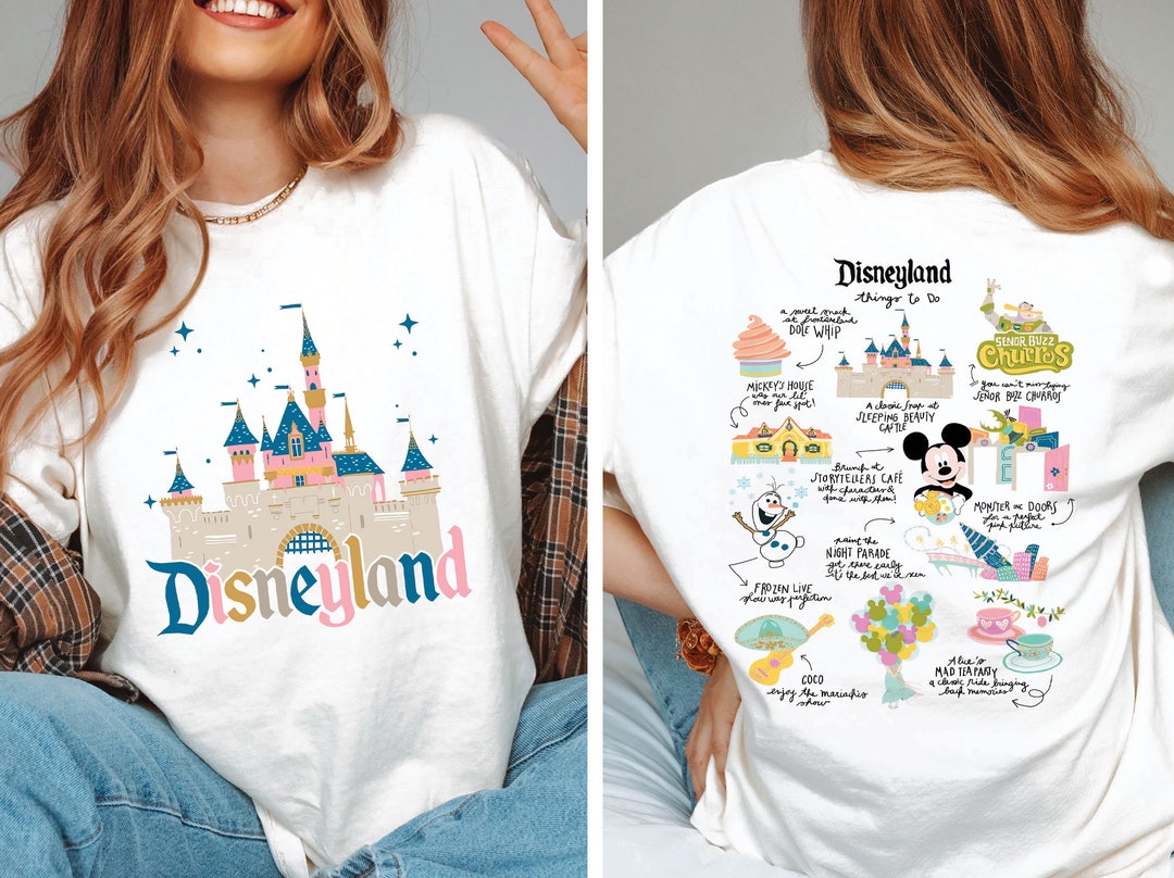 Disneyland Icons Magical Tee, Disneyland Things to Do Shirt, Disney ...