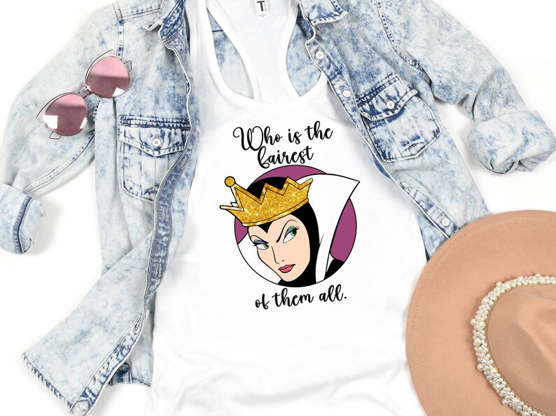 Evil Queen Shirt Disney Villain Shirts for Women Villain - Etsy
