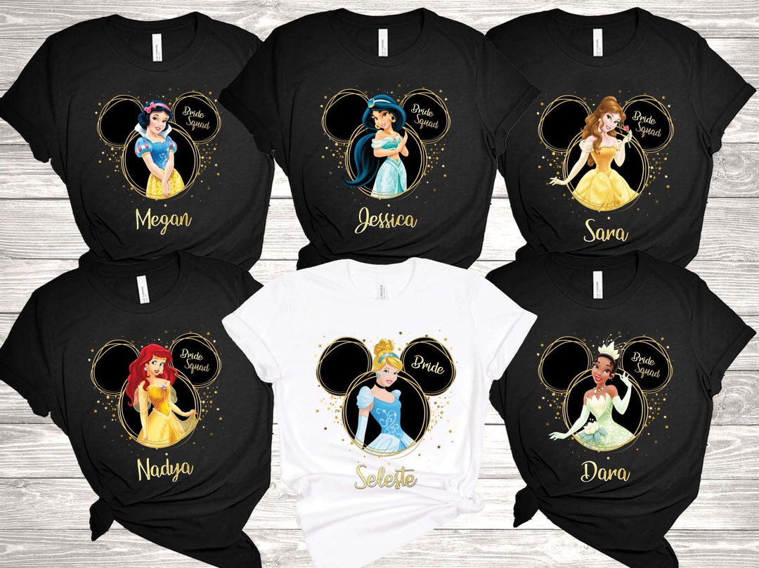 Disney Bachelorette Party Shirts, Princess Bride Shirt, Maid of Honor ...