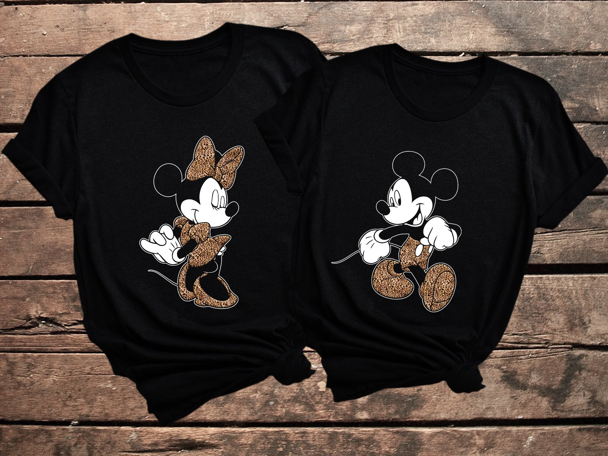 Leopard Minnie Mouse Shirt Animal Print Minnie Mouse Tee - Etsy