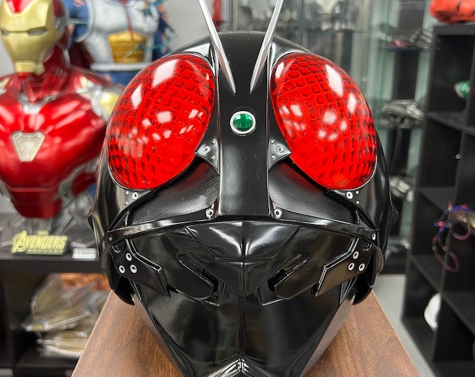 Kamen Rider Shocker Helmet Fiber Glass Masked Rider Mask Cosplay Prop ...