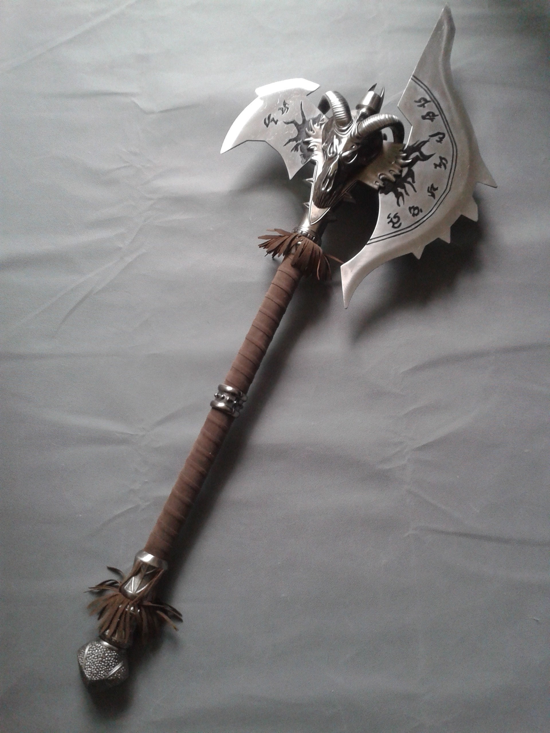 Wow Lich King Shadowmourne Axe Ax Sword Blade Cosplay Metal | Etsy