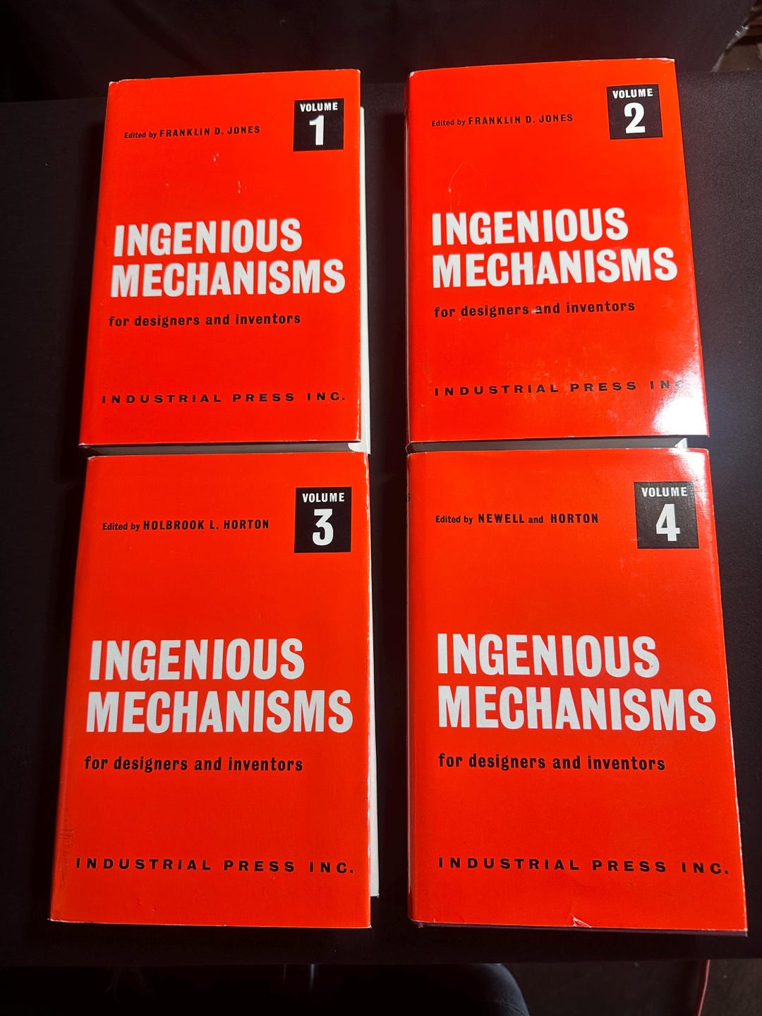 4 Volume Set Ingenious Mechanisms for Designers & Inventors by ...