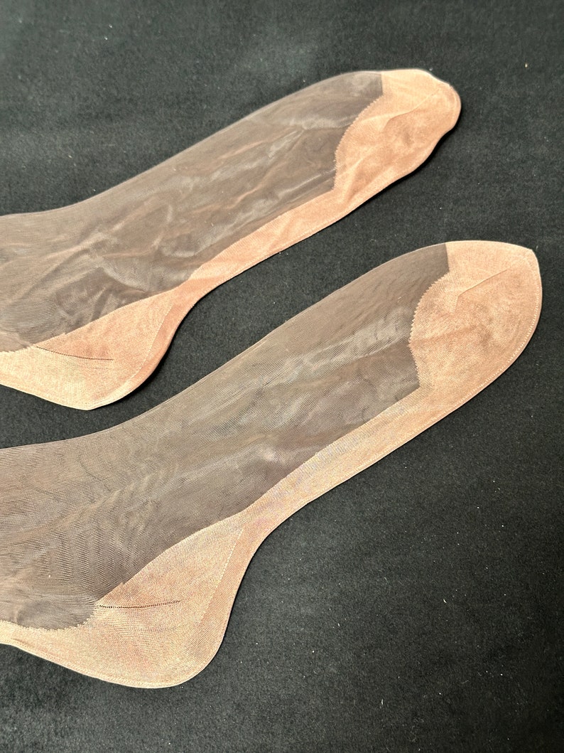 AUTHENTIC 1930’s Silk Stockings With Mock Seam, REAL Antique Back Seam ...