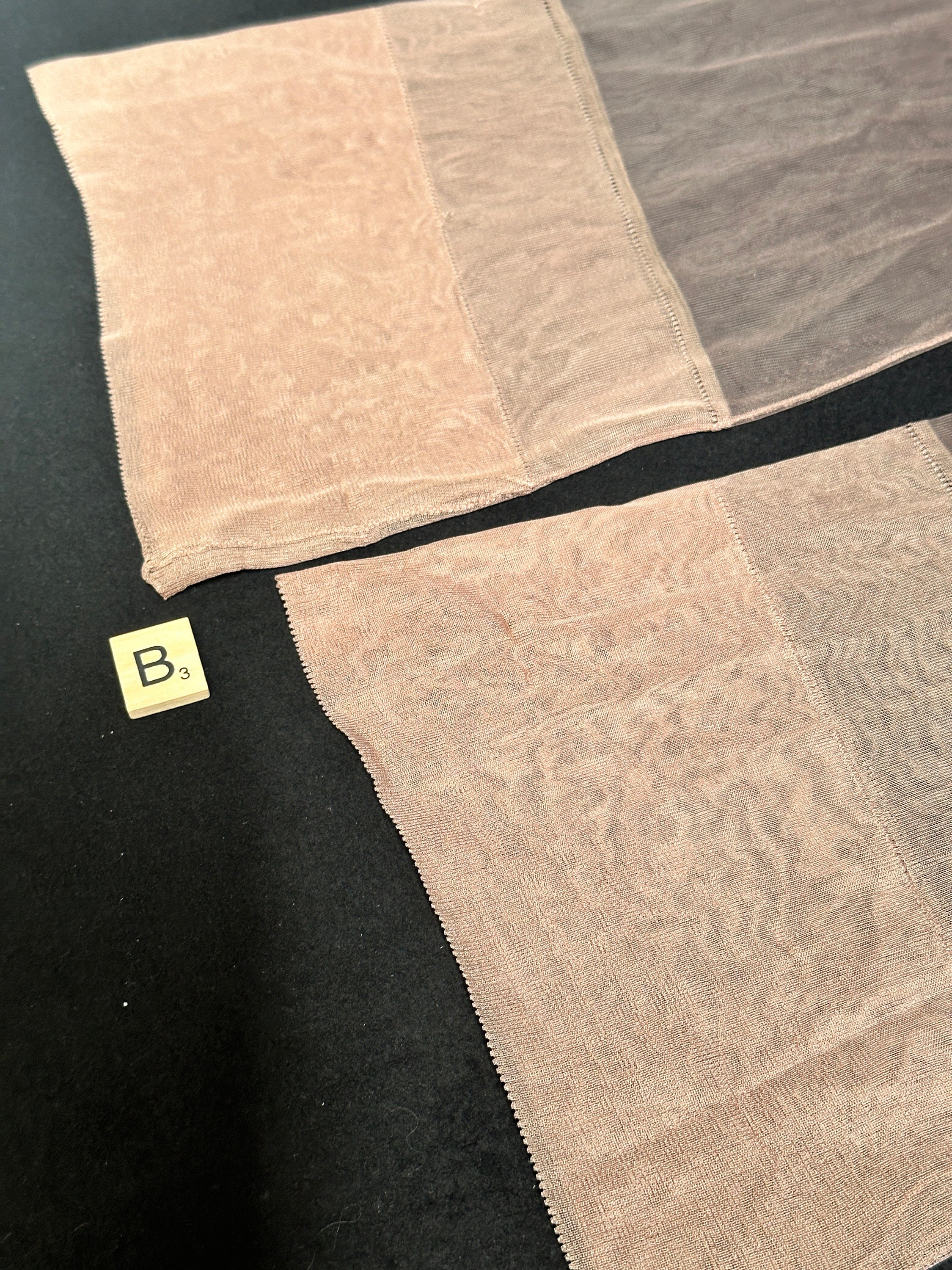 AUTHENTIC 1930’s Silk Back Seam Stockings, REAL Mock Seam Stockings ...