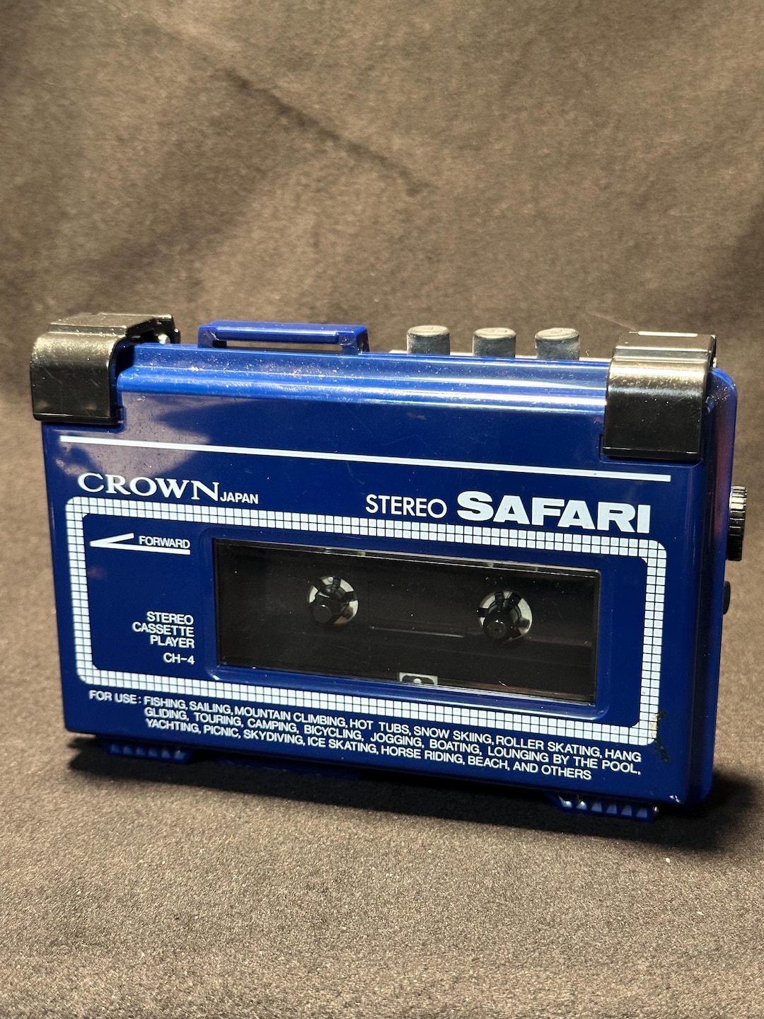 Crown Stereo Safari Portable Cassette Player Working Vintage - Etsy