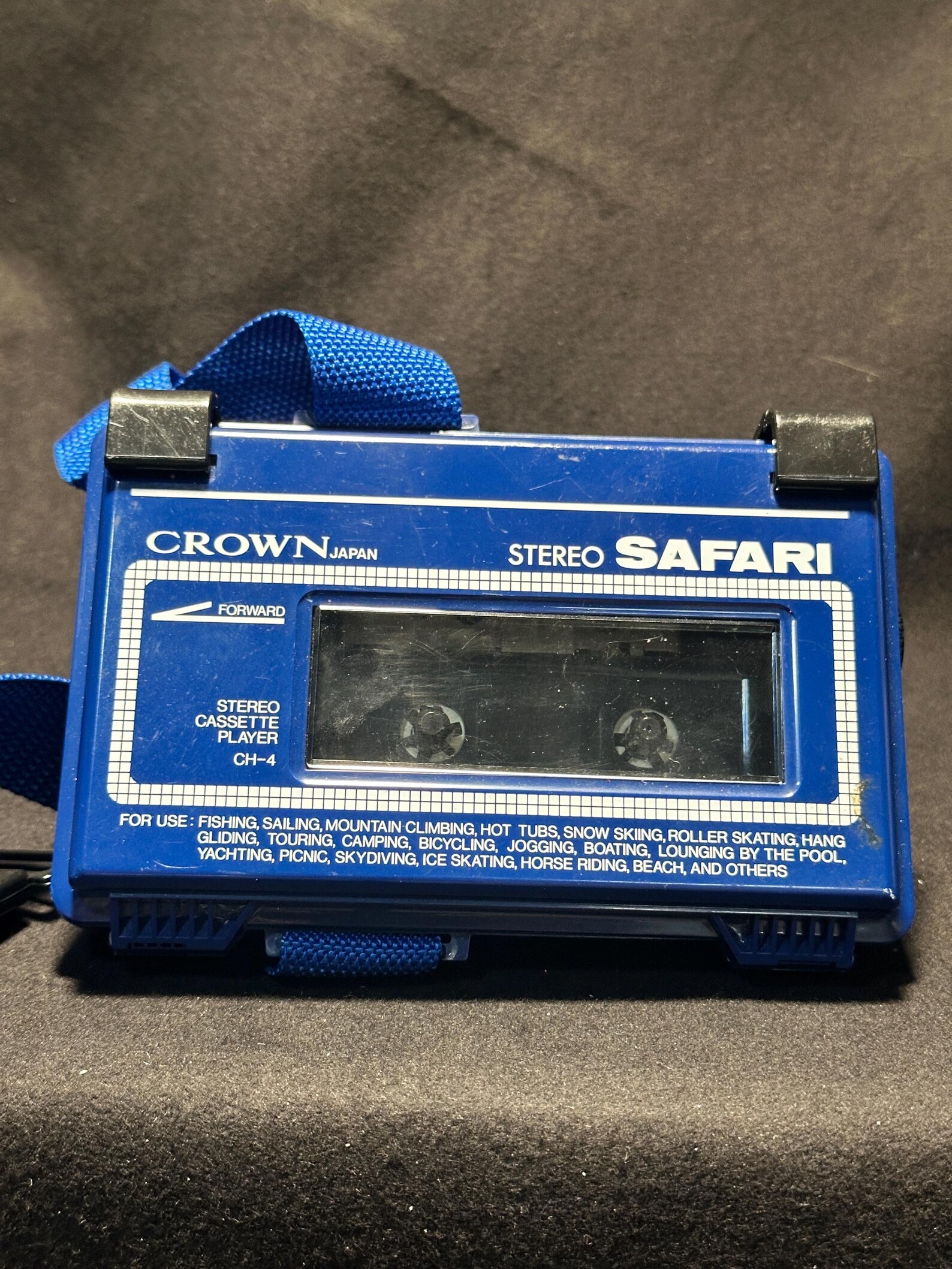 Crown Stereo Safari Portable Cassette Player Working Vintage - Etsy